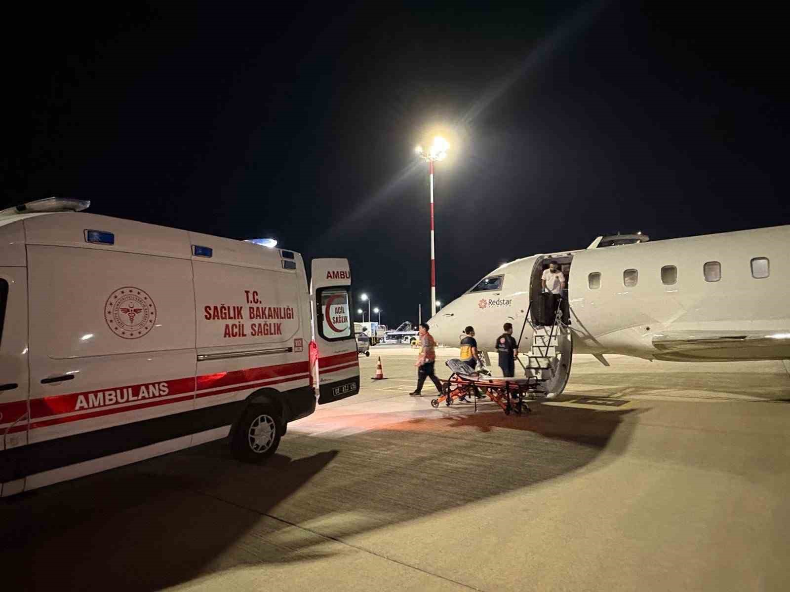 Endonezya’da kaza geçiren Türk vatandaşı ambulans uçakla Türkiye’ye ...